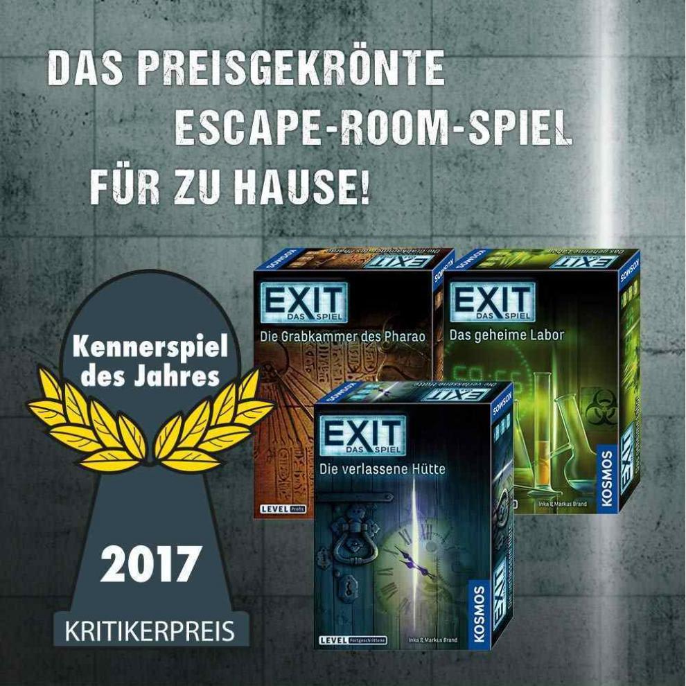 EXIT Das Spiel - Regeln & Anleitung - Spielregeln.de