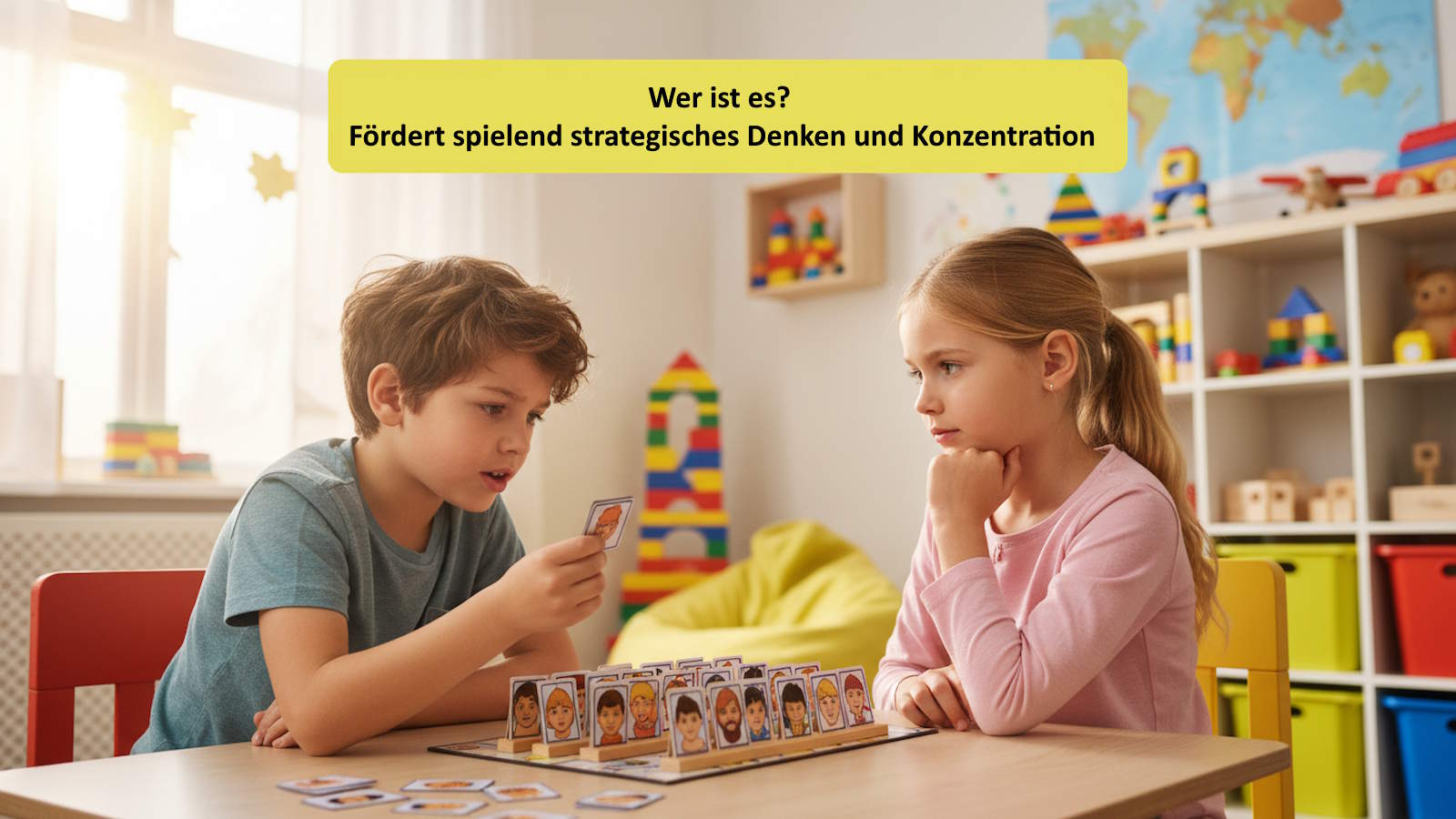 Wer ist es Spiel - spannendes Ratespiel ab 6 Jahren